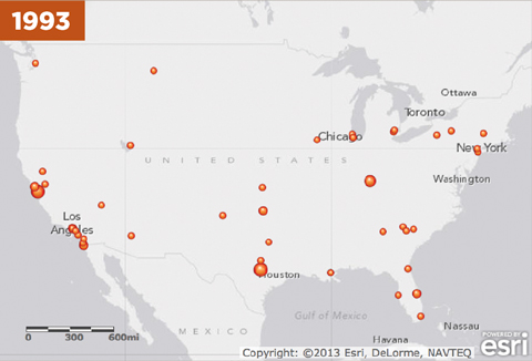 Geospatial Center Tracks Mass Shootings | STANFORD magazine